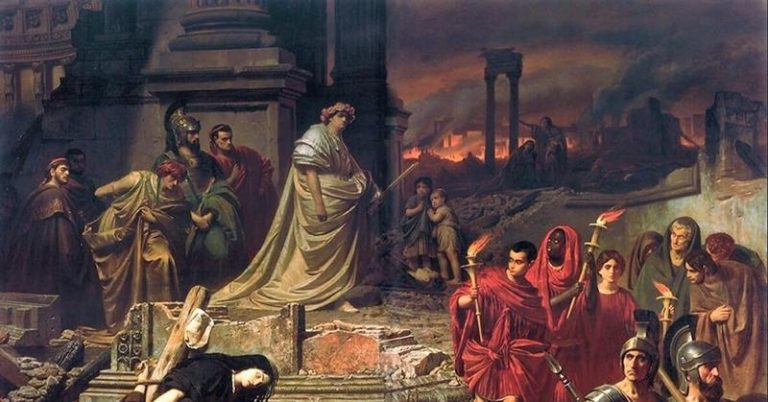 O grande incêndio de Roma foi mesmo culpa do Nero? - Roma Pra Você